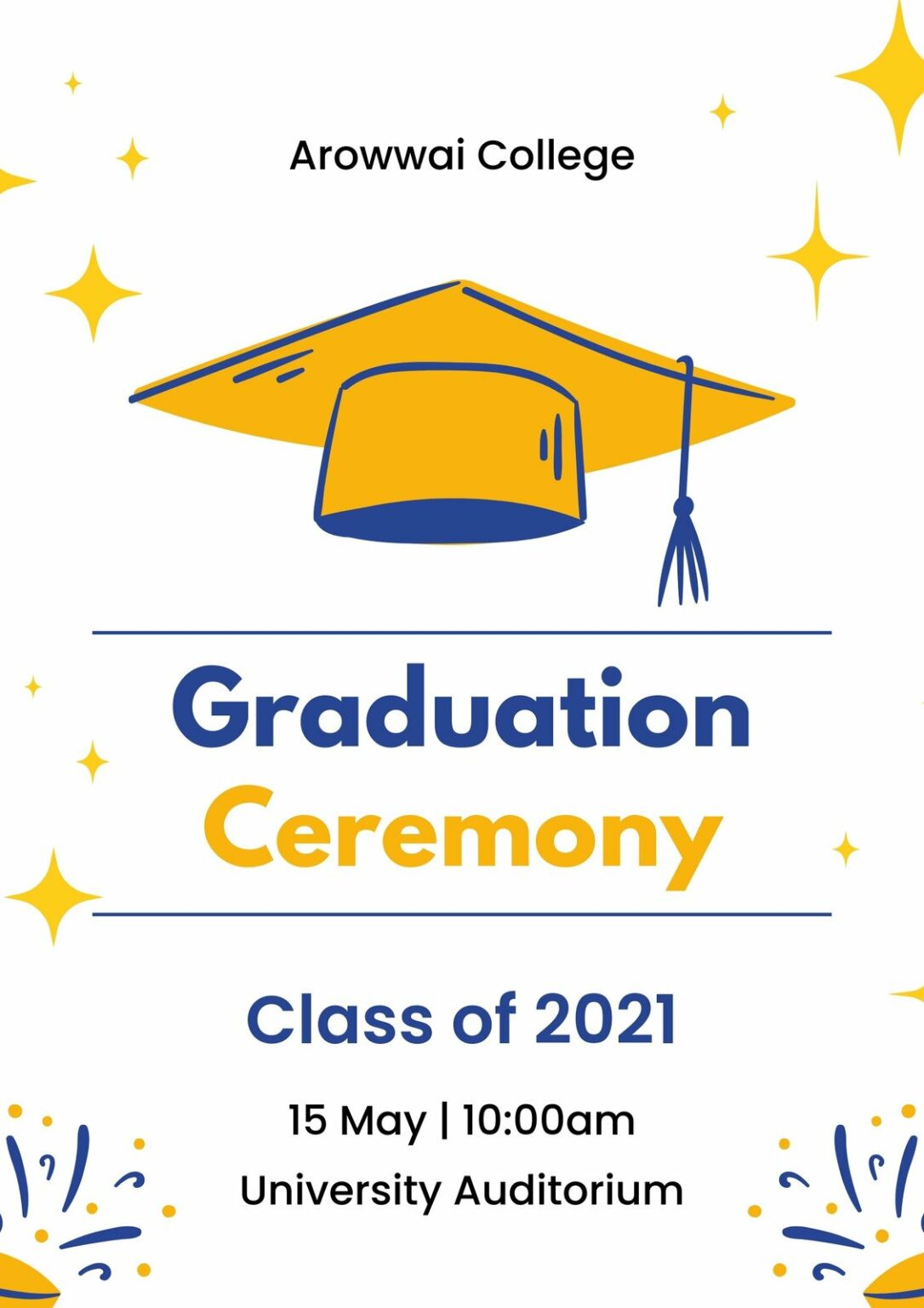 5th Grade Graduation Program Template