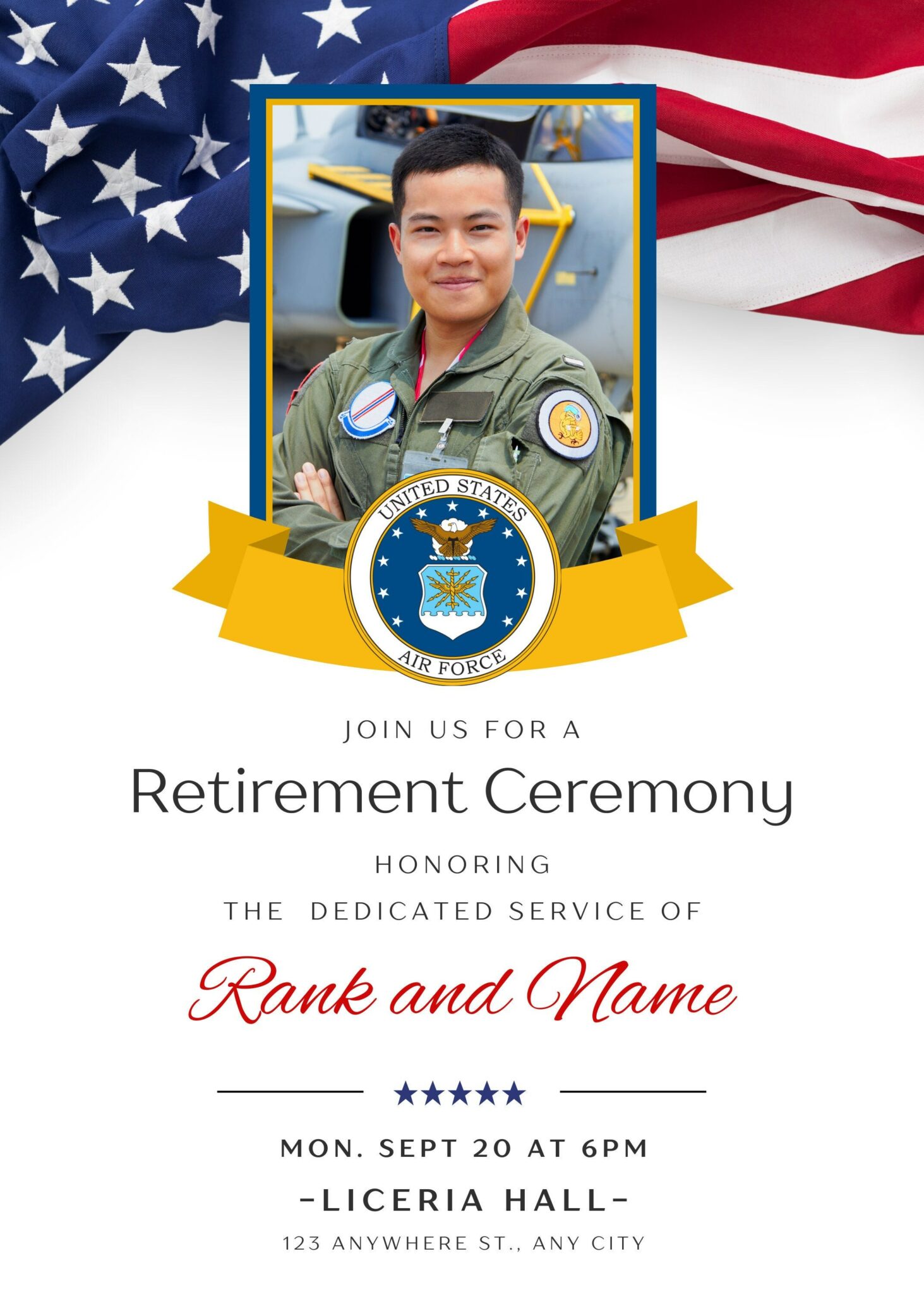 Army Retirement Ceremony Program Template