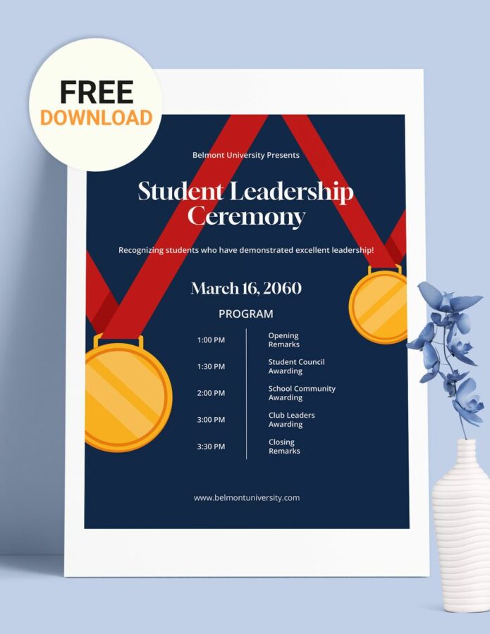 Award Ceremony Awards Program Template
