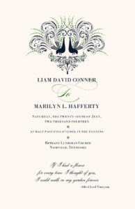 Lutheran Wedding Ceremony Program Template