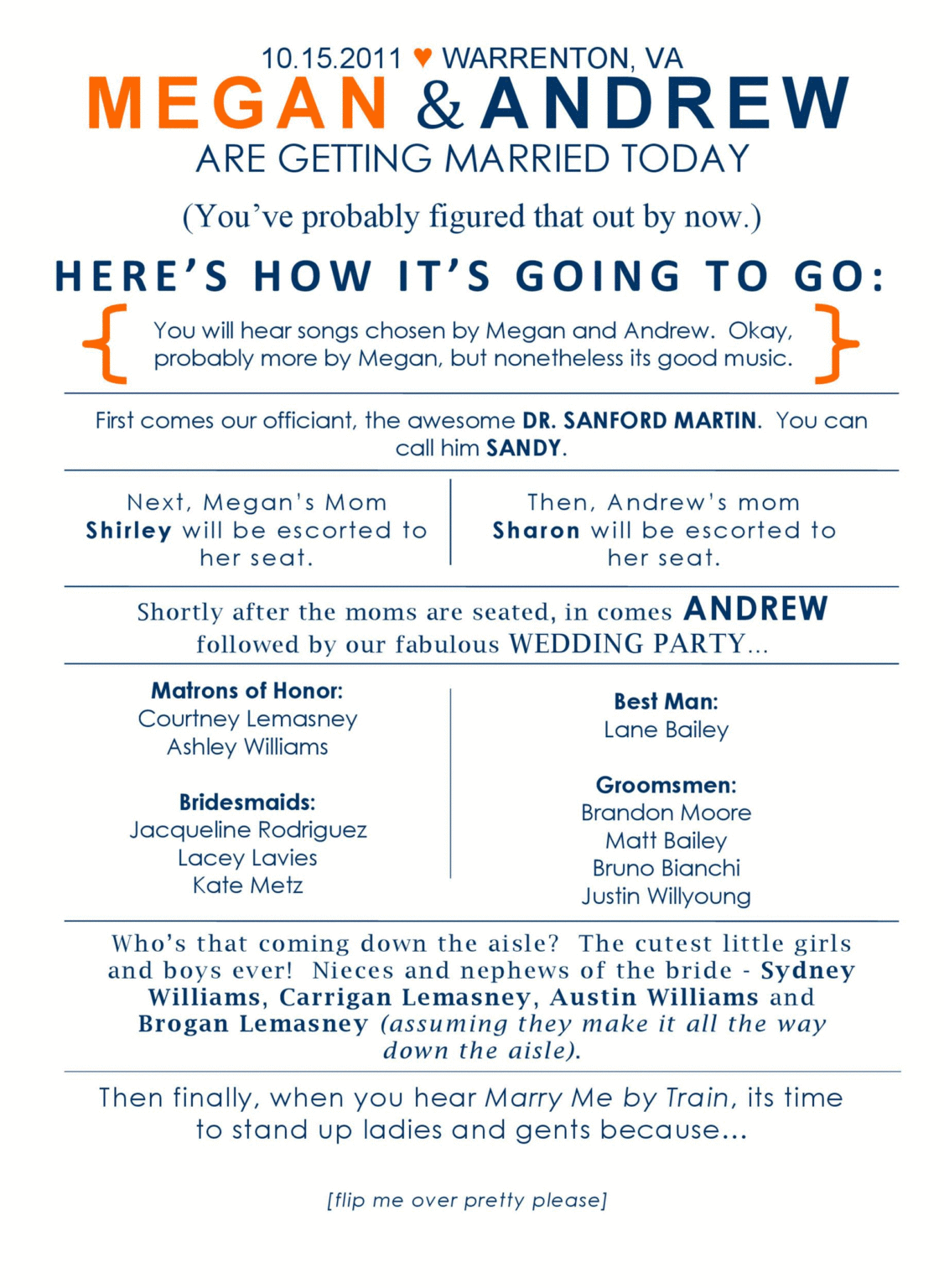 Catholic Nuptial Mass Program Template