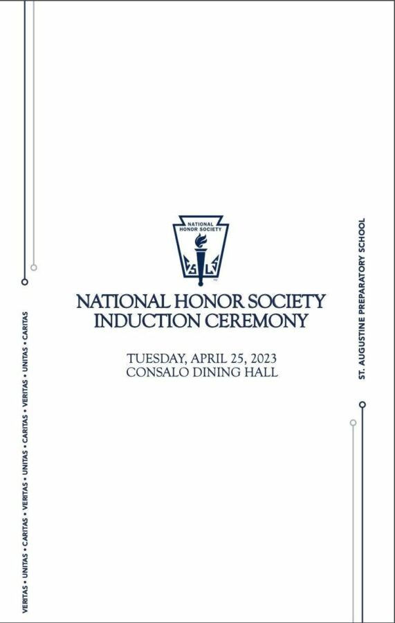 NHS Induction Ceremony Program Template