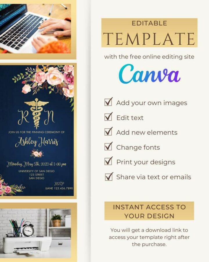 Nursing Pinning Ceremony Program Template