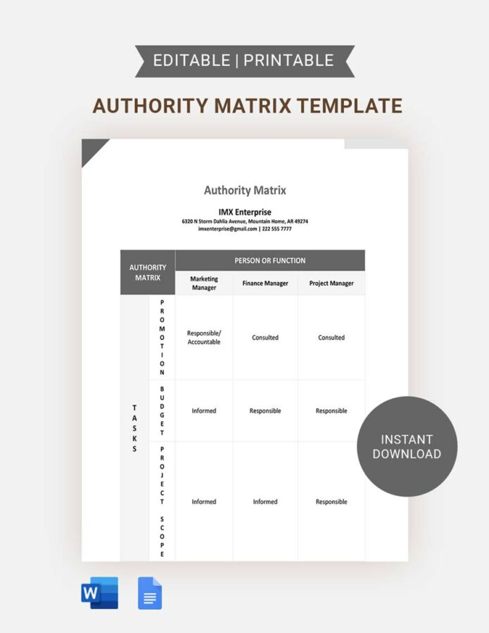 Requirements Verification Matrix Template