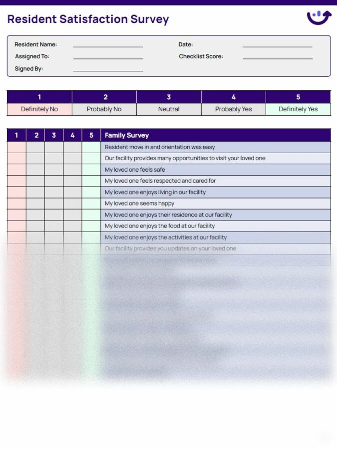 Mental Health Client Satisfaction Survey Template