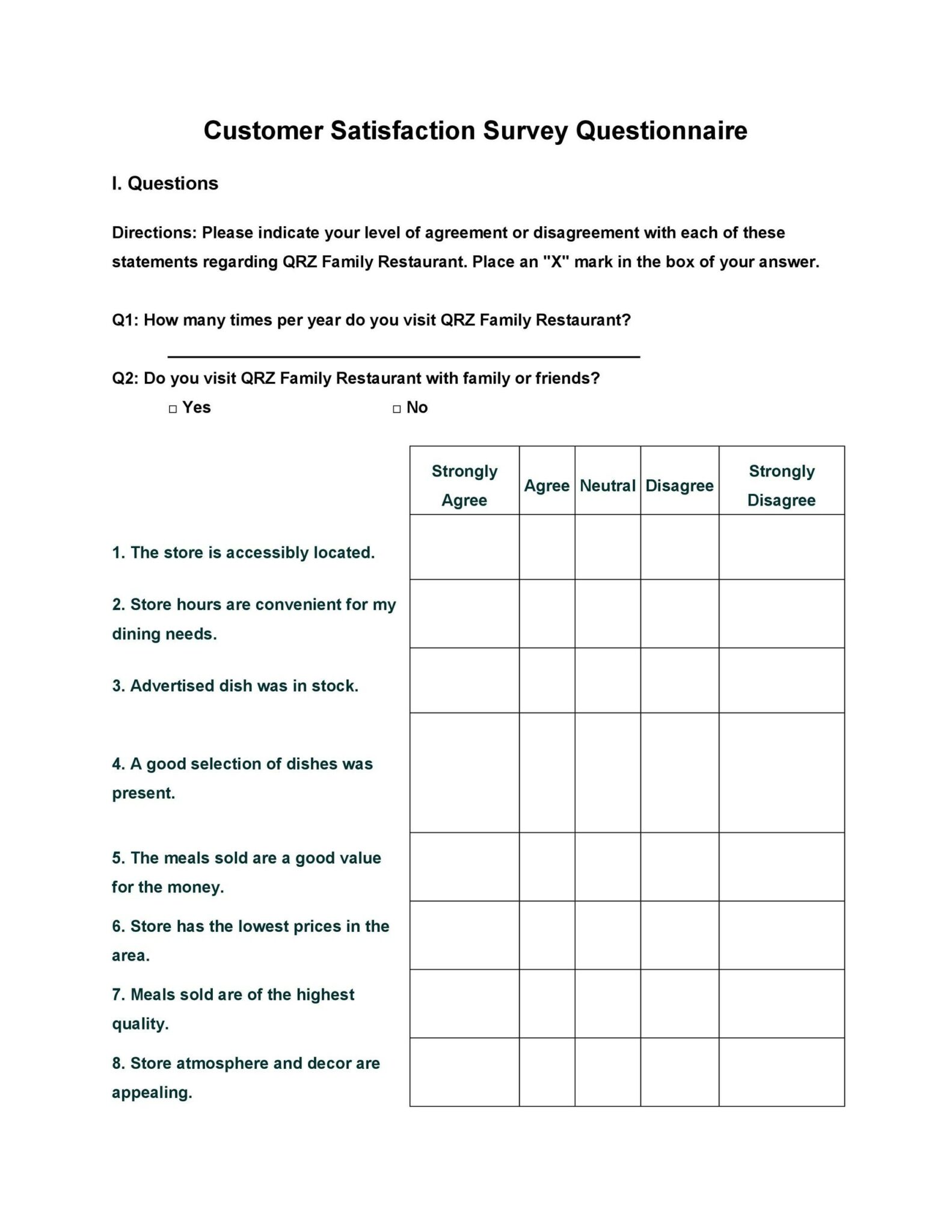 Fill Out Survey For Prizes Template