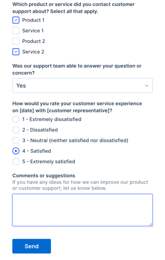 Insurance Customer Satisfaction Survey Template