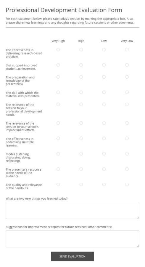 All About Me Survey Template