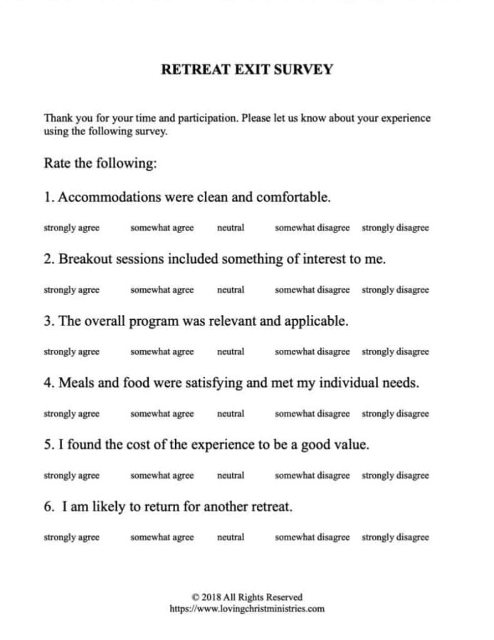 Visitor Survey Template Art Show