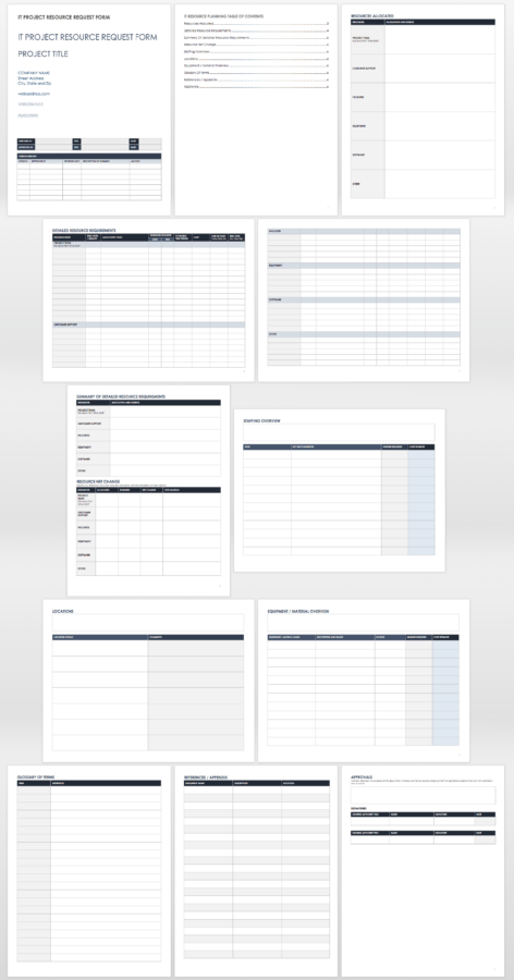 Request For Work Template