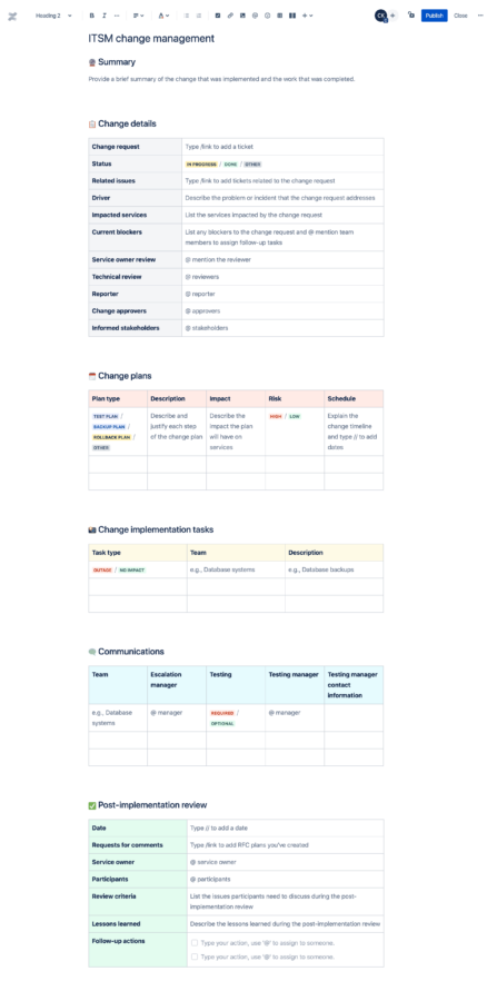 Request For Change Template Itil Request For Change Template Itil