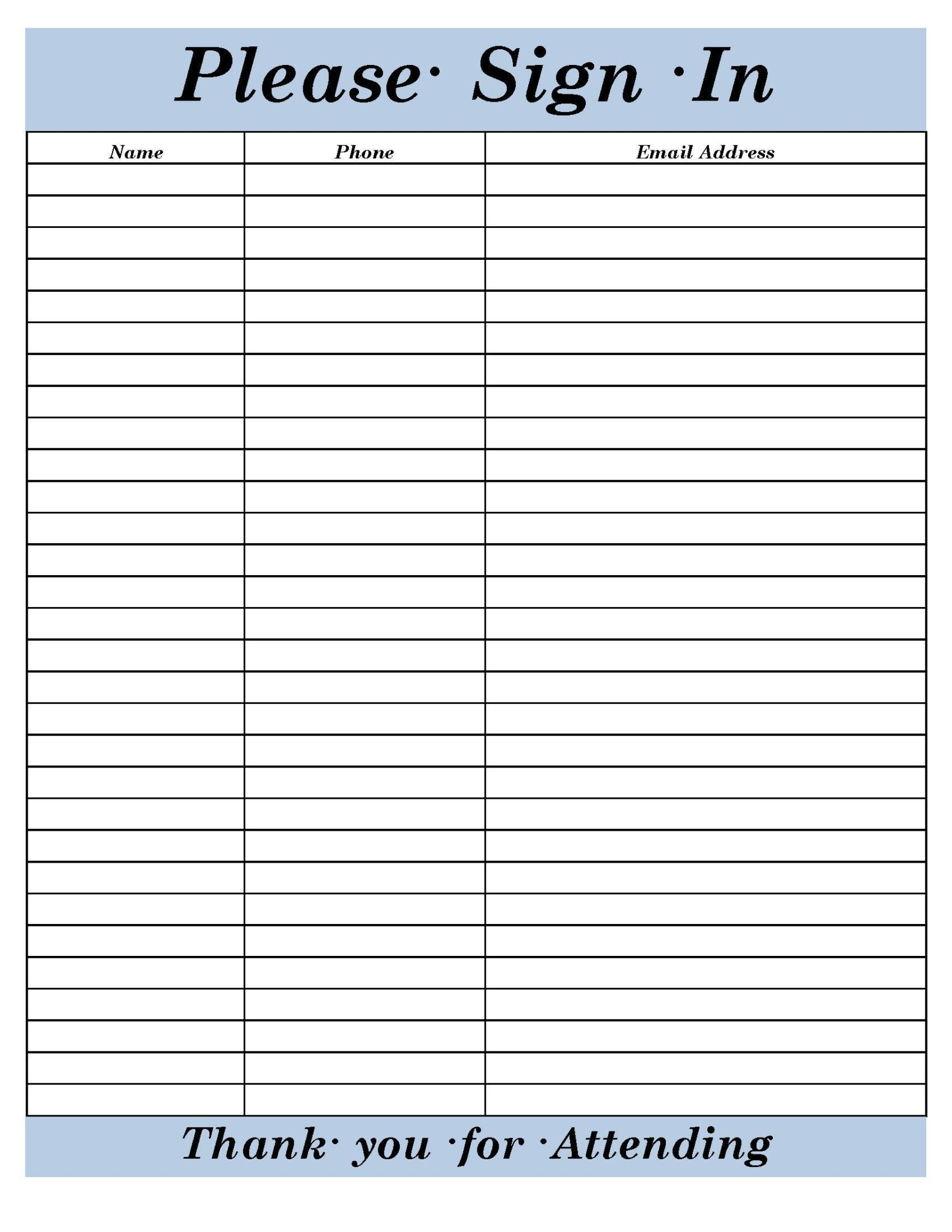 Delivery Sign Off Sheet Template