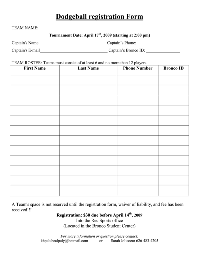 Daily Sign Off Sheet Template