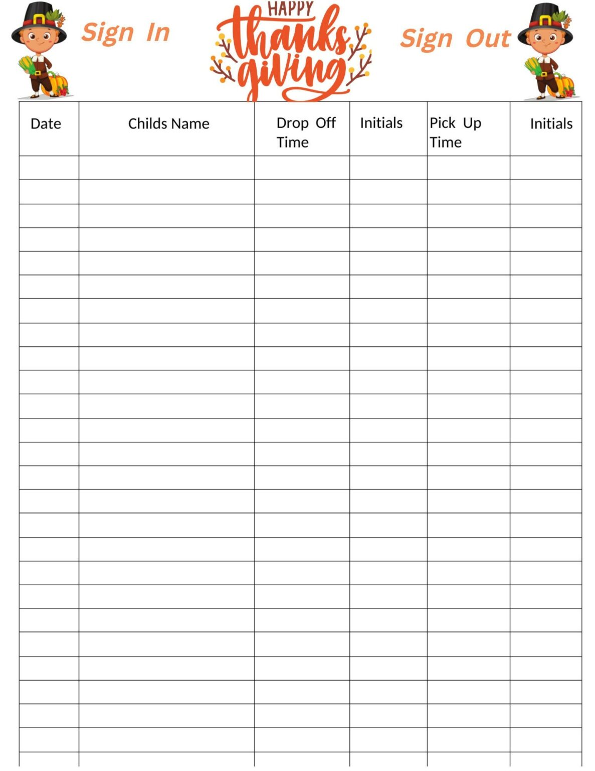 Delivery Sign Off Sheet Template