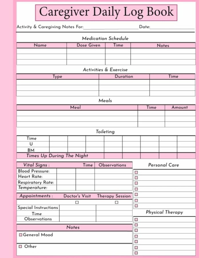 Social Work Supervision Log Template